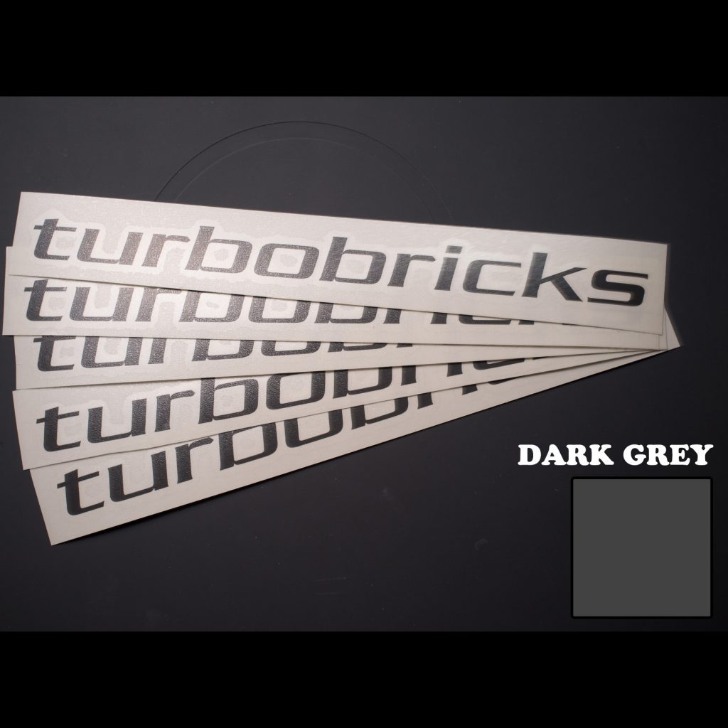 Turbobricks Sticker – Dark Grey – Studios of The Wild