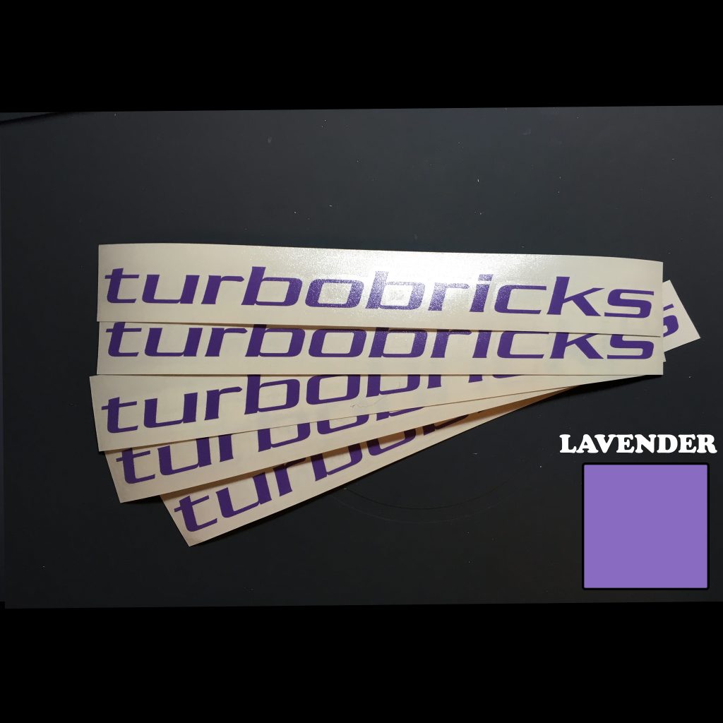 Turbobricks Sticker – Lavender – Studios of The Wild