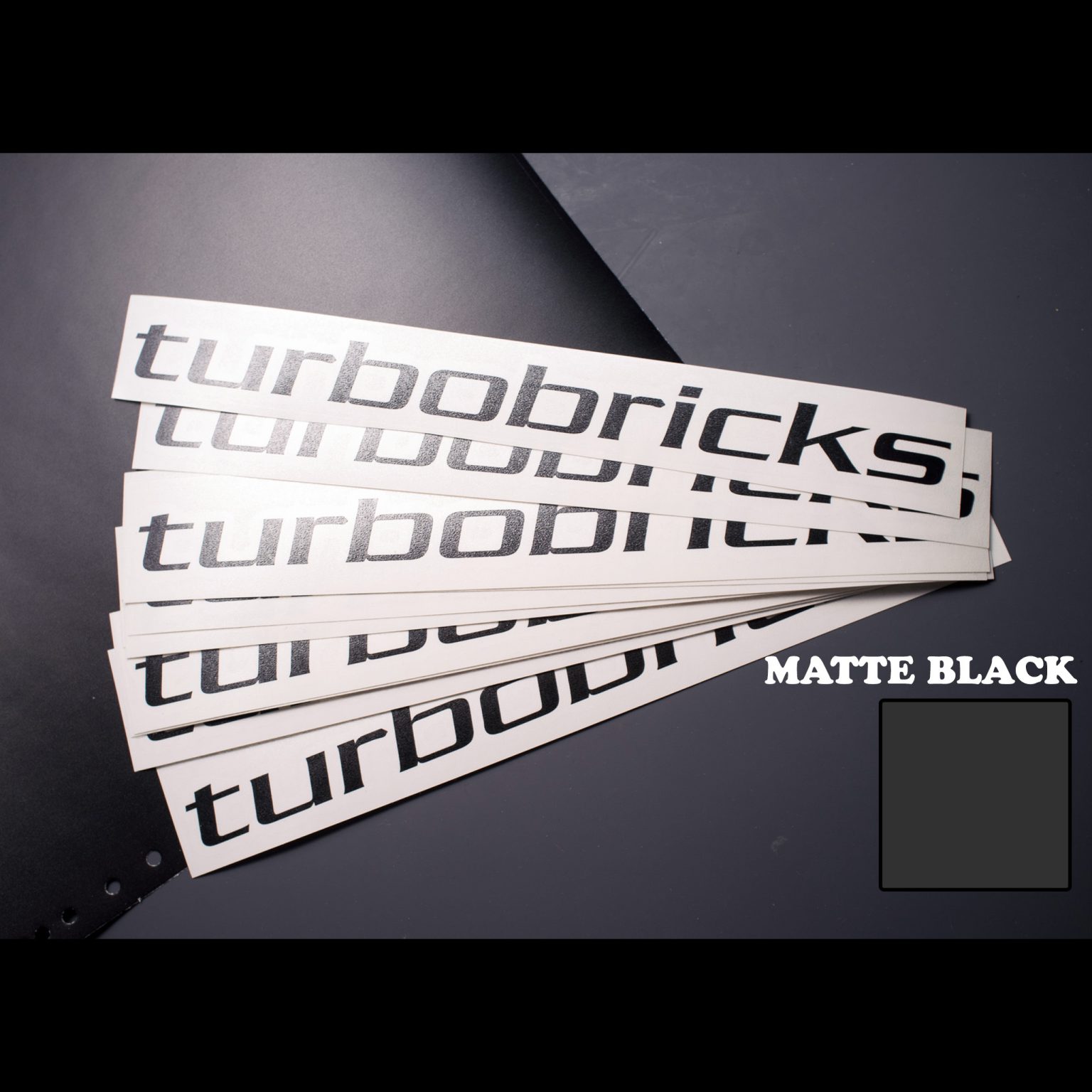 Turbobricks Sticker – Matte Black – Studios of The Wild